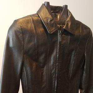 Moda International | Jackets & Coats | Leather Jacket | Poshmark